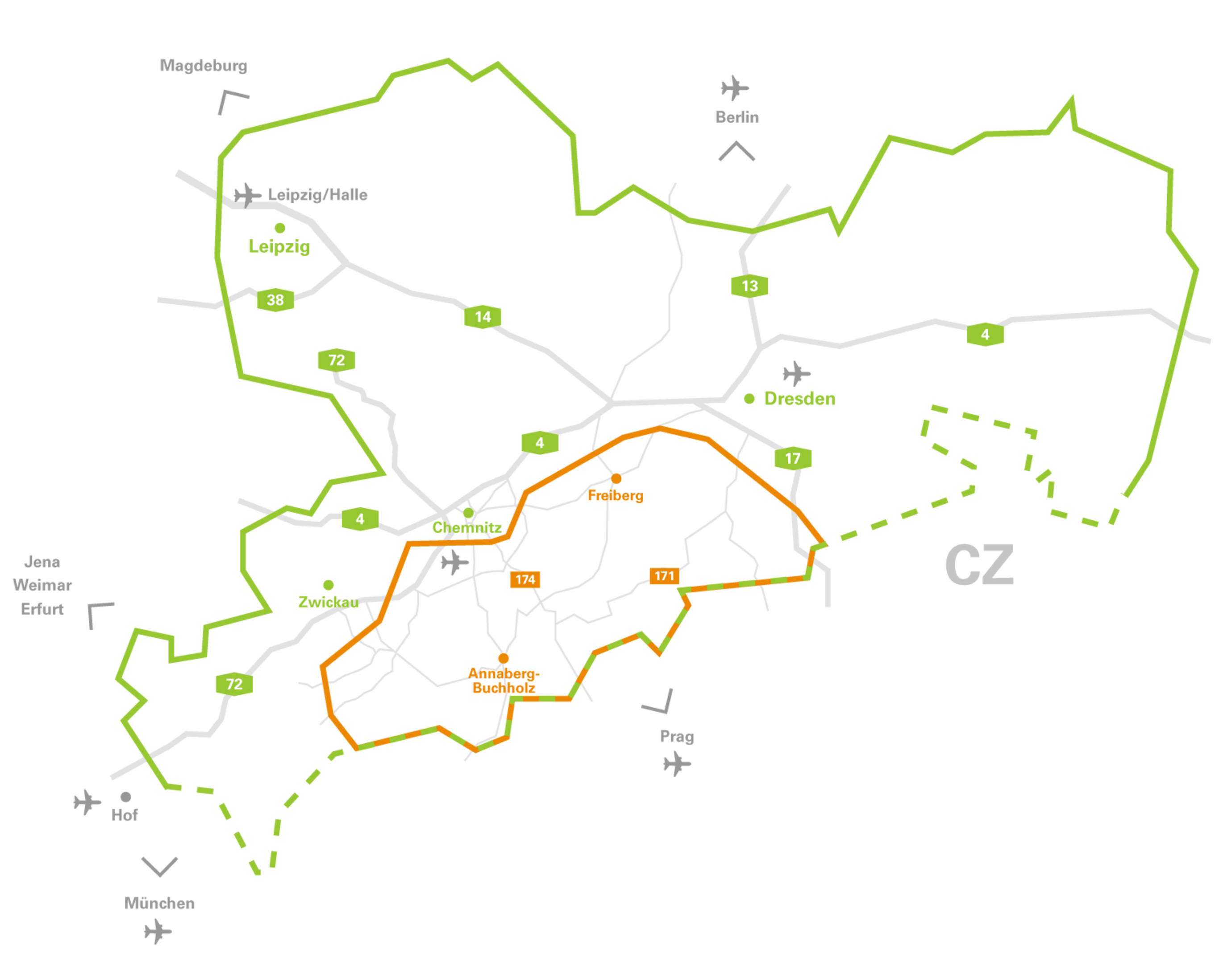 Die Geografie des Erzgebirges – Erzgebirge – Gedacht. Gemacht.